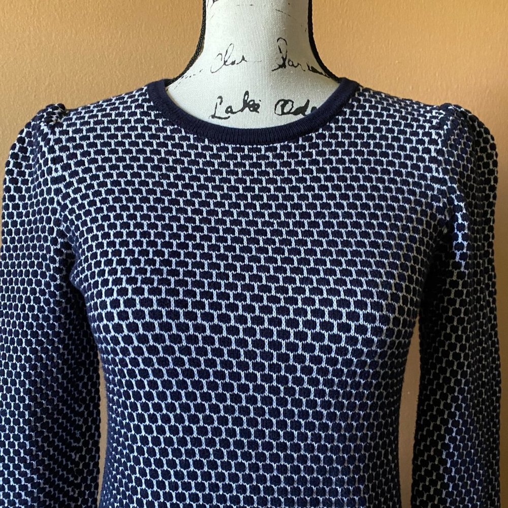 Cos Raised Knit Dress - Gem